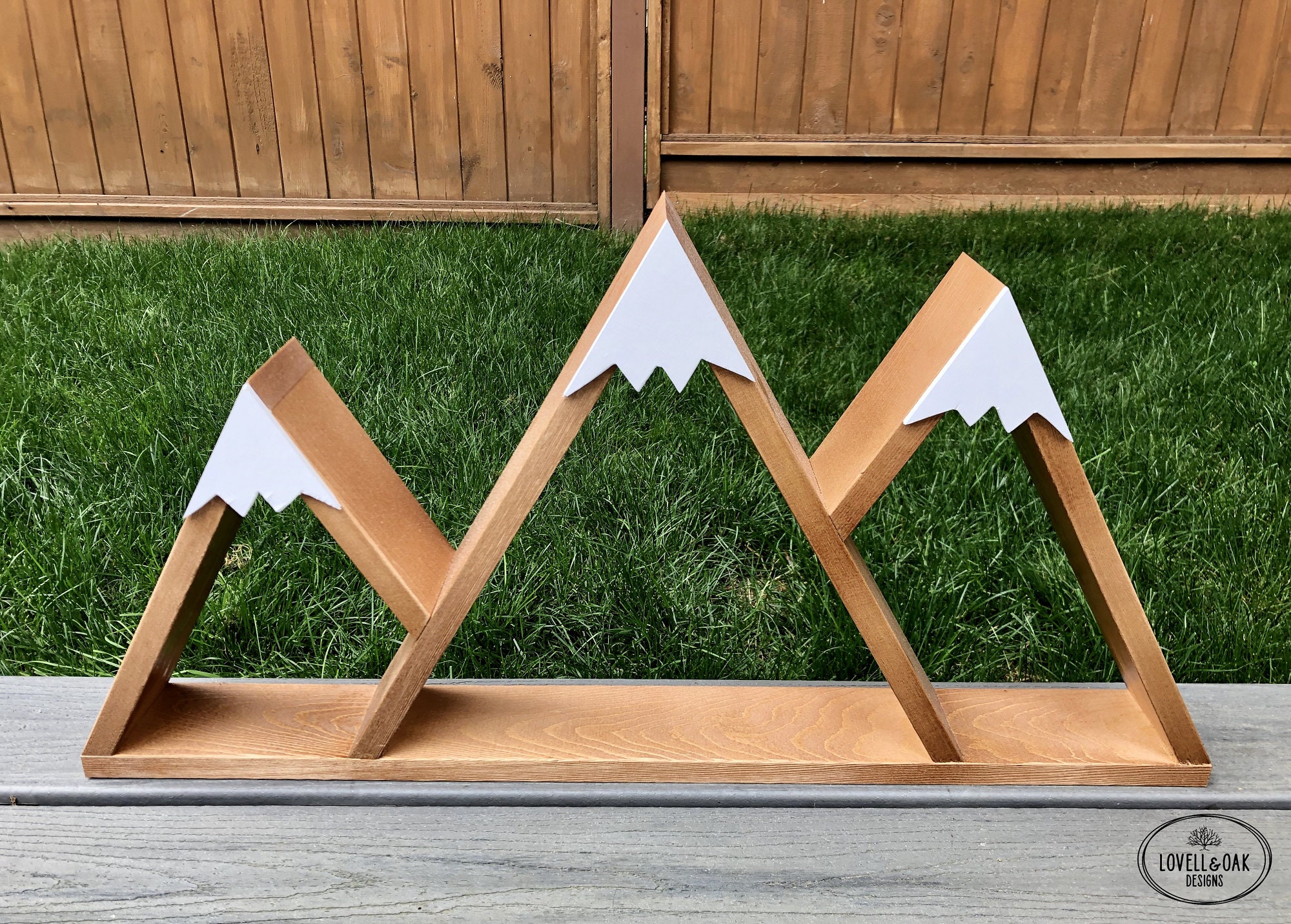 Mountain Shelf Wood 3 Peak Outdoors Snow Shelves - Etsy Canada