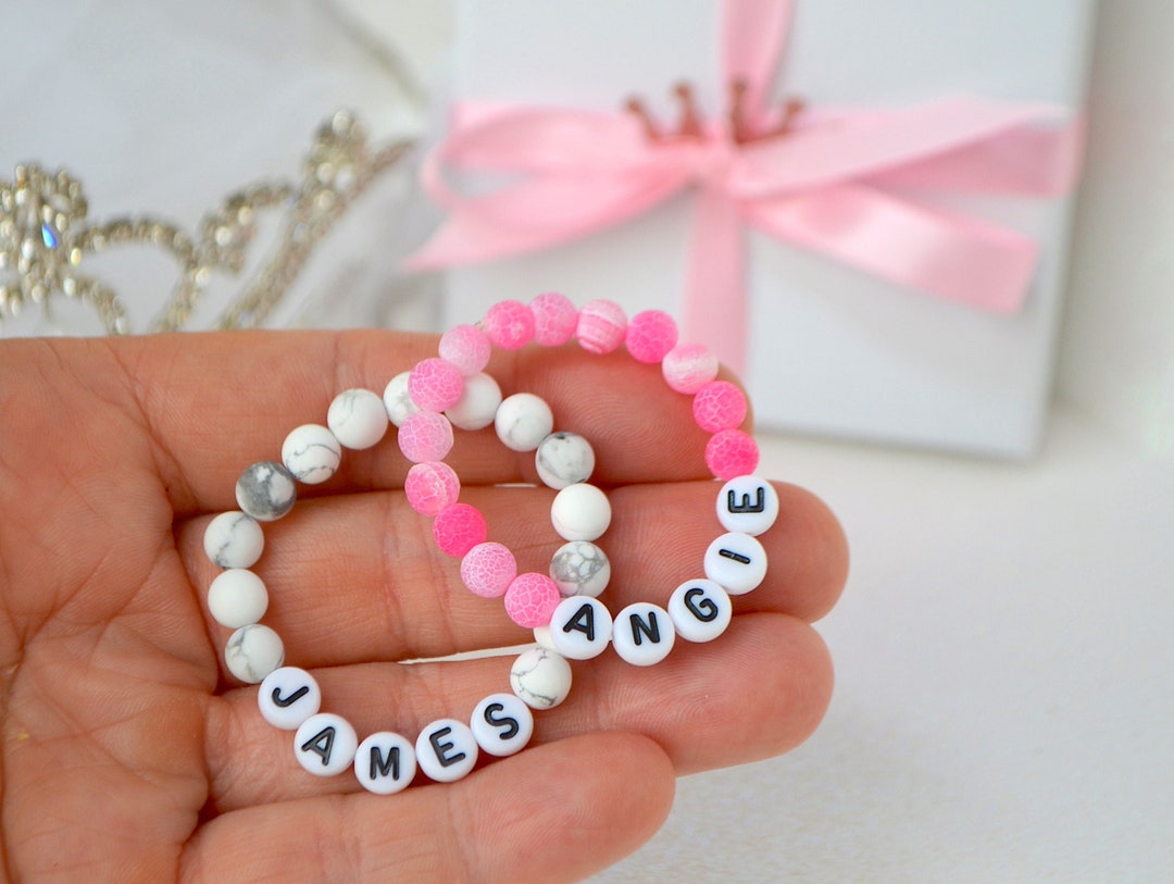 Twin Personalized Baby Bracelet, Single or Twin Set, Boys and Girls ...
