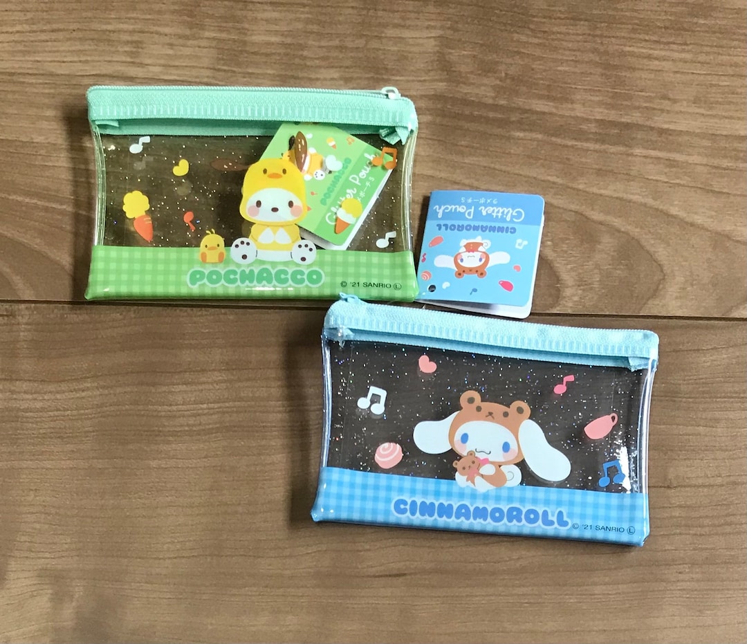 Sanrio Mini Glitter Pouches Pochacco and Cinnamoroll - Etsy