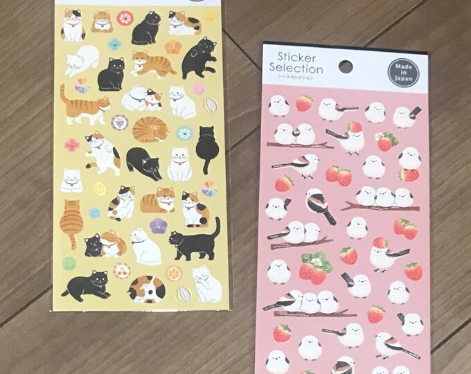 Japanese Textured Japanese Sticker Sheets Made in Japan - Etsy