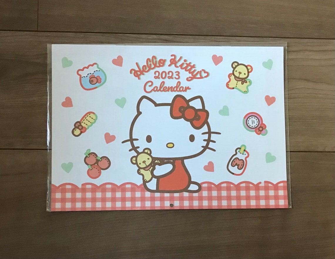 Sanrio 2023 Large Wall Hanging Calendar Hello Kitty - Etsy