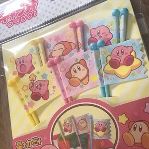 Kirby Lunch Box/ Bento Flag Picks - Etsy