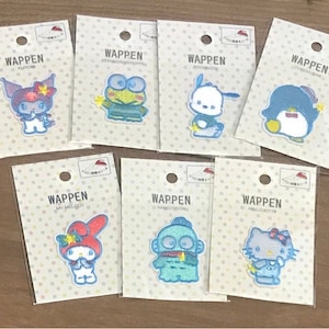 Sanrio Wappen Iron on Patches Made in Japan 100% Polyester Embroidery ...