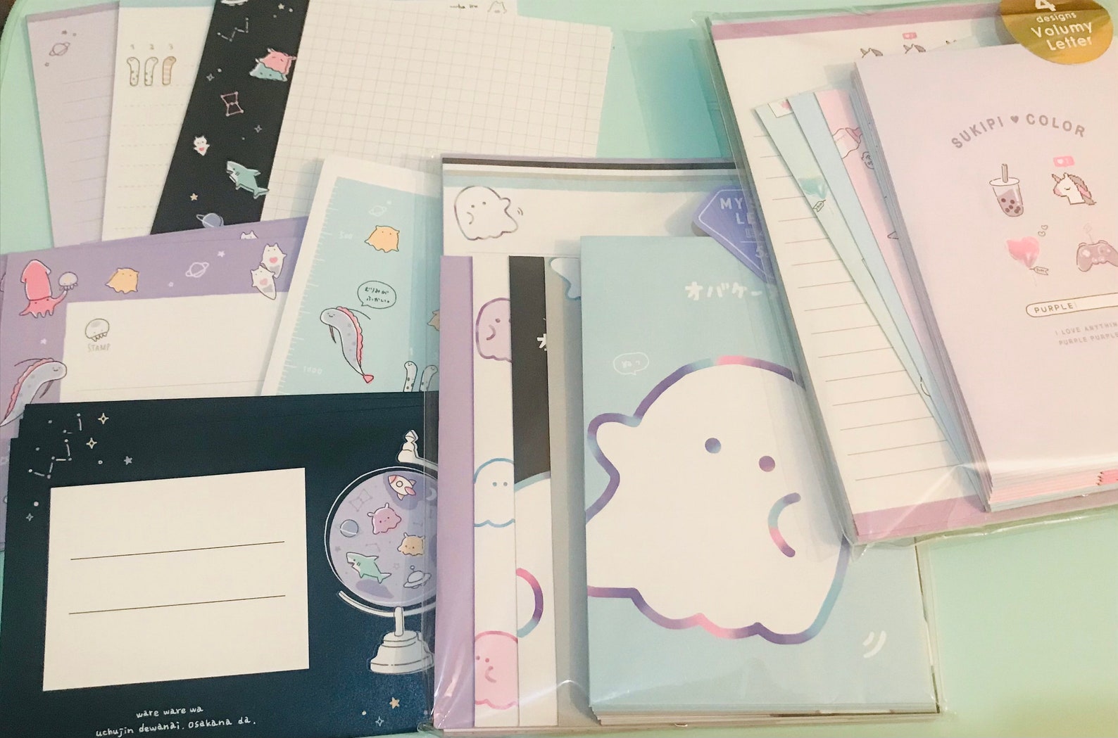 Random Cute Japanese Stationery Set Letter Set Memo Sheets Etsy