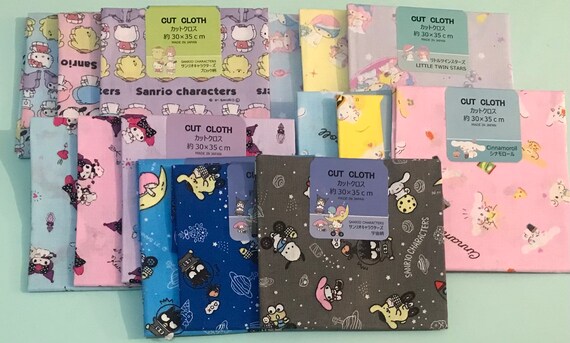 Sanrio Fabric Made in Japan 30x35 Cm Cut Hello Kitty My - Etsy