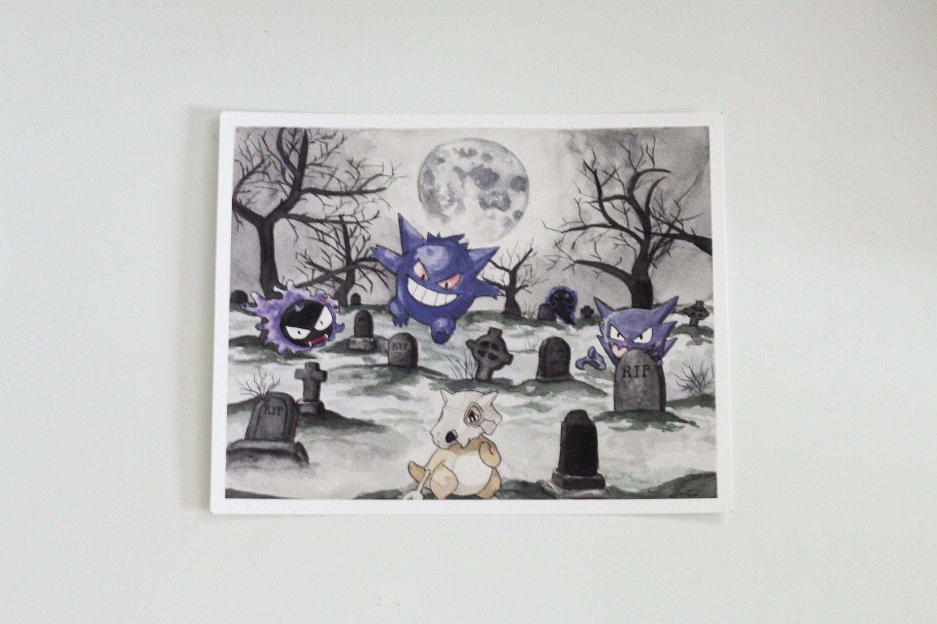 Pokémon Halloween Graveyard Print - Etsy