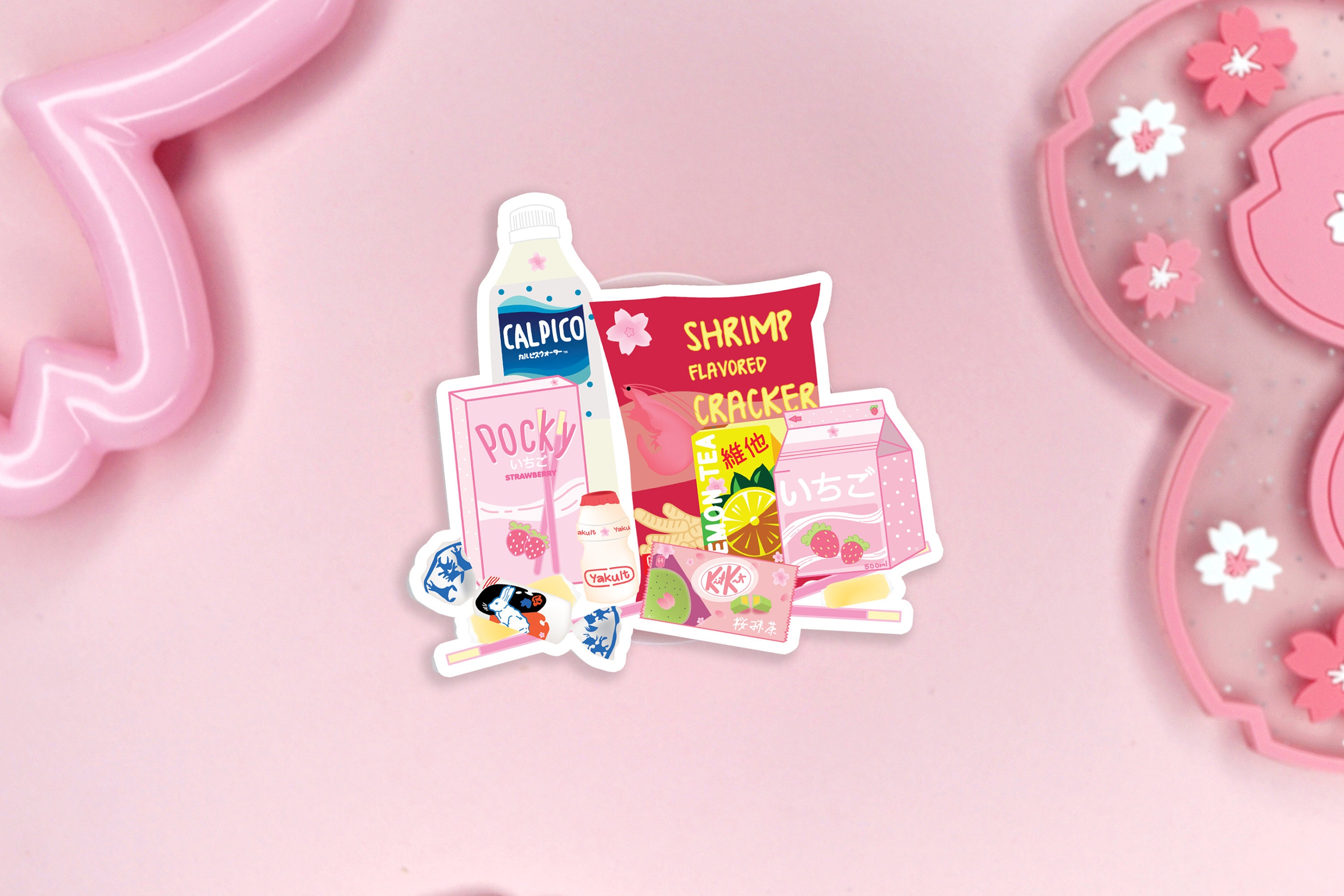Asian Snacks Sticker / Paper Vinyl Sticker / Laptop Sticker / - Etsy