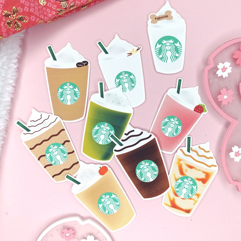 Starbucks Drink Sticker - Etsy