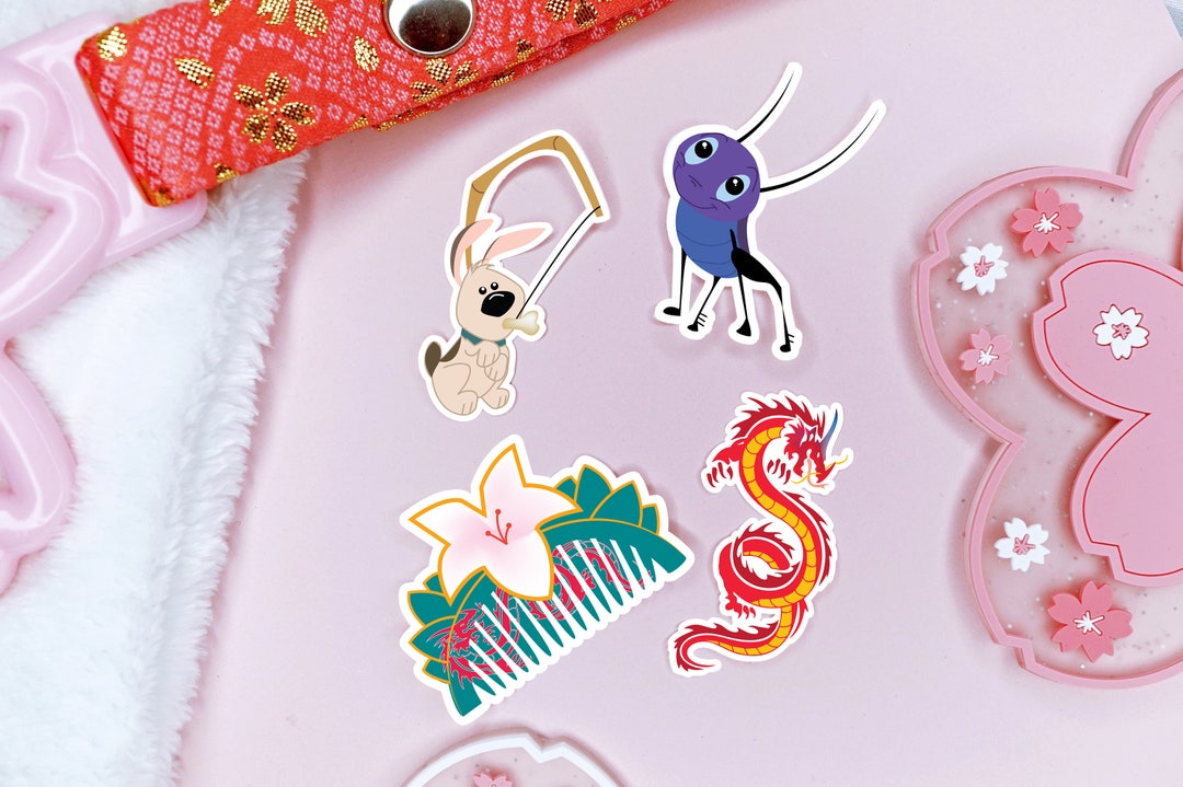 Mulan Stickers / Paper Vinyl Sticker / Laptop Sticker / Cute Sticker - Etsy