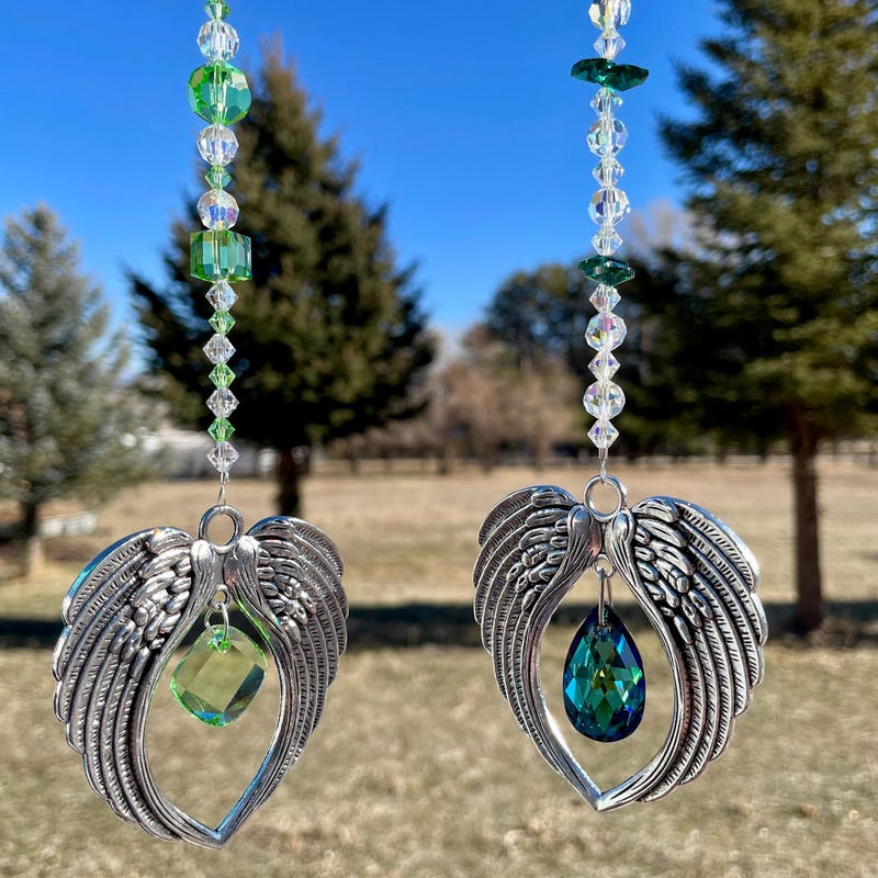 Swarovski Angel Suncatcher - Etsy