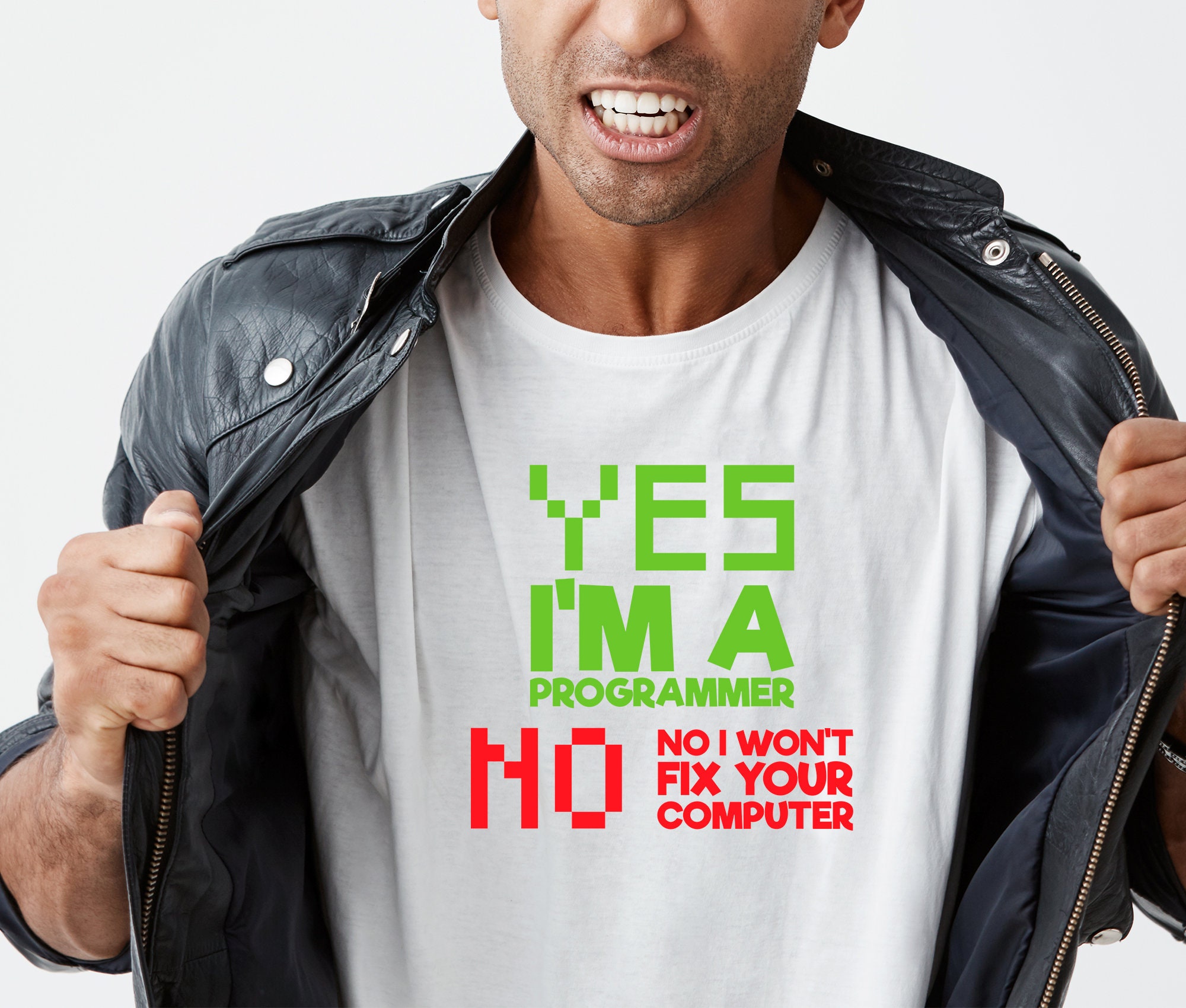 Yes Im Programmer No No I Wont Fix Your Computer Svg Computer - Etsy