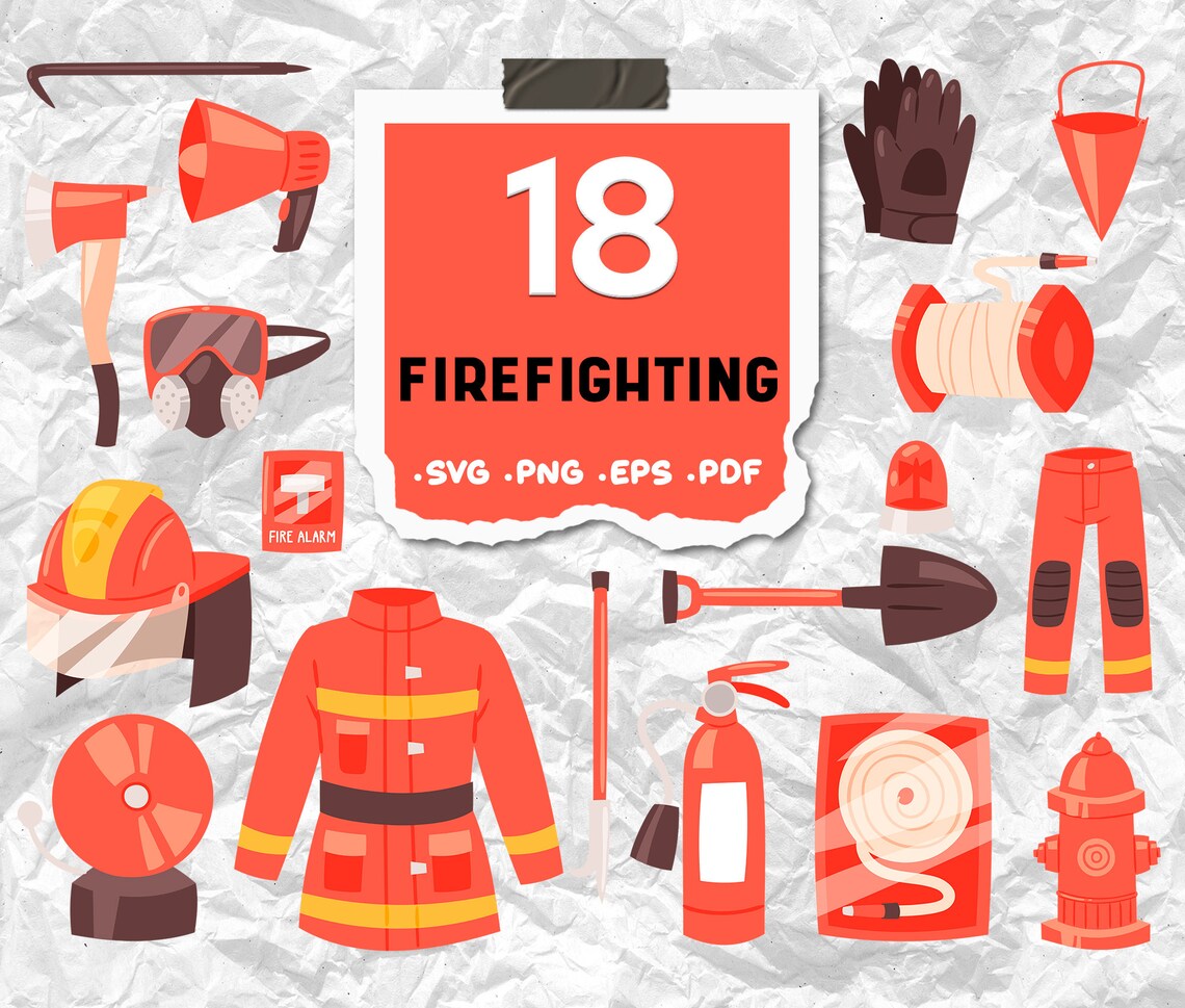 Firefighting Svg,firefighter Svg, Firefighter Svg Bundle, Fire Dept Svg ...