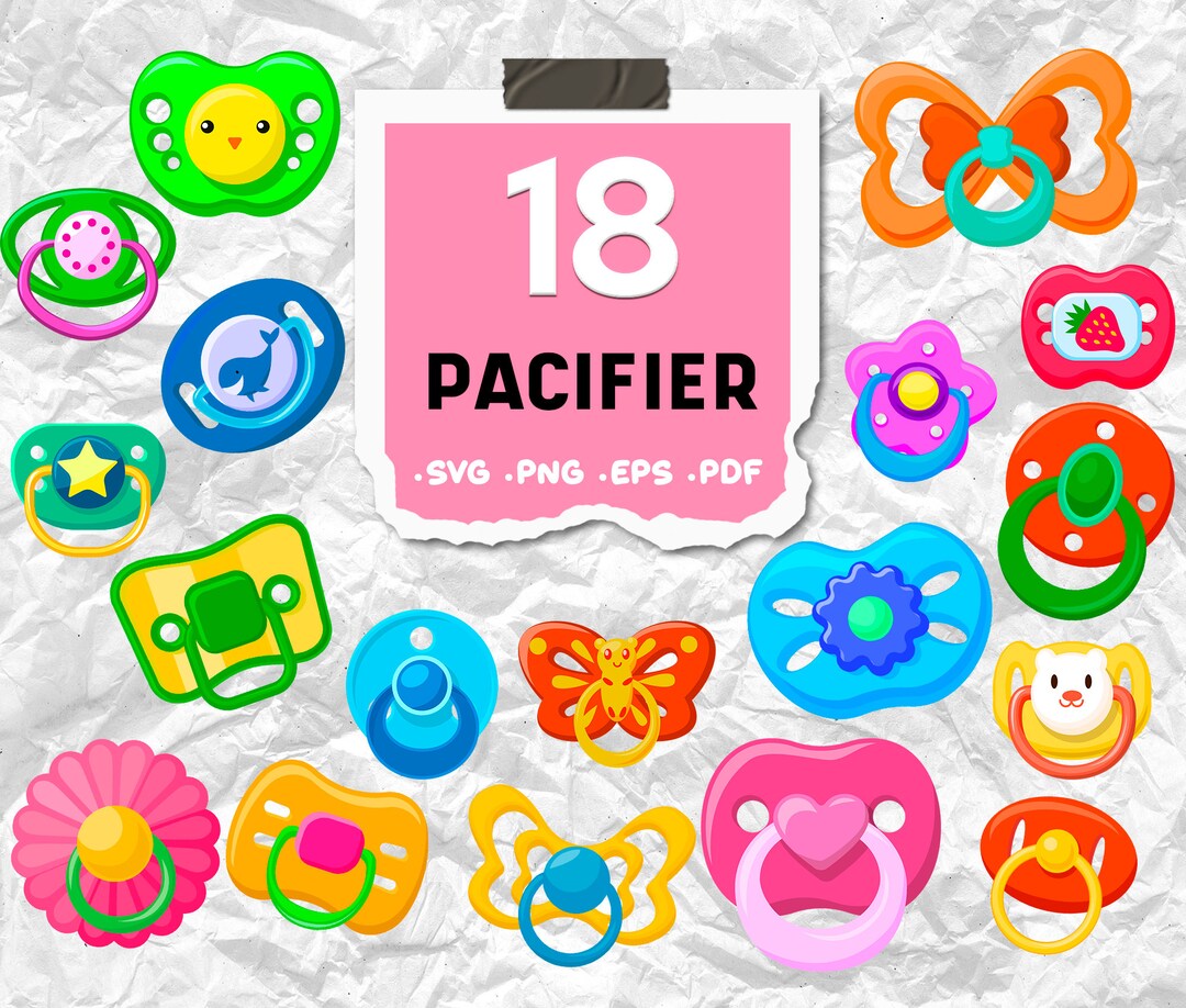 Pacifier Svg,baby Pacifier Bundle,baby Pacifier Svg,baby Svg,baby Toy ...