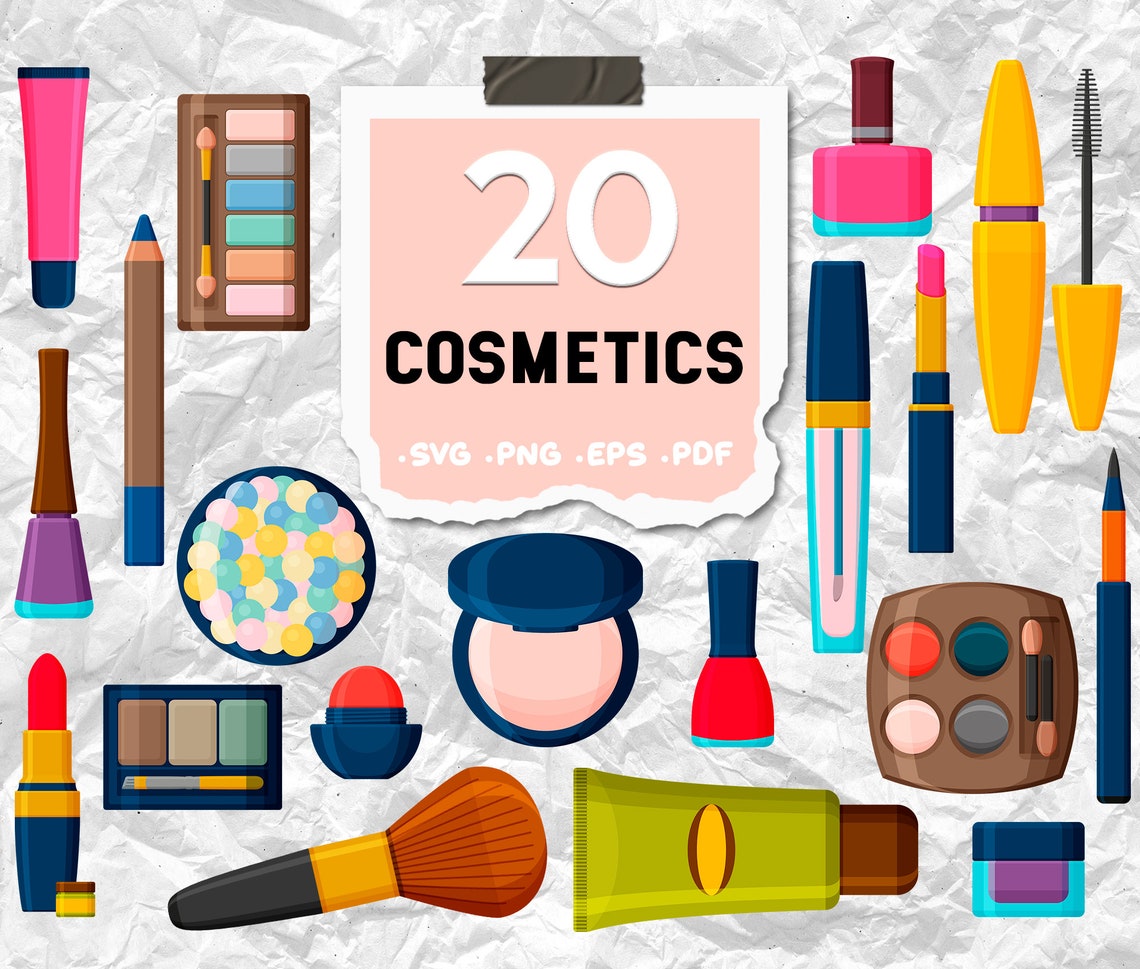 Cosmetic Svg,make up Svg, Makeup Lipstick Svg, Makeup Hairdryer Svg ...