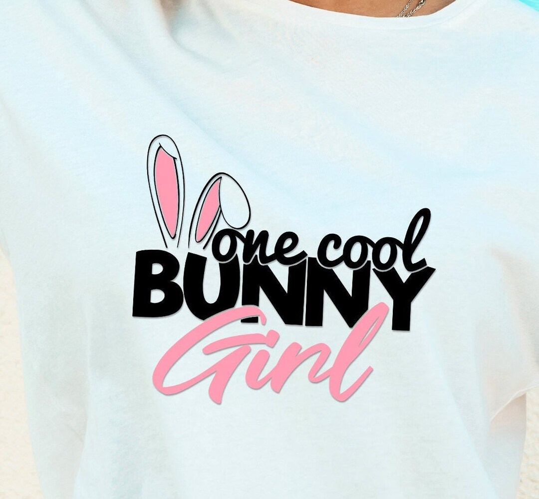 One Cool Bunny Girl Svg, One Cool Bunny, Girl SVG,SVG Cut File,easter ...