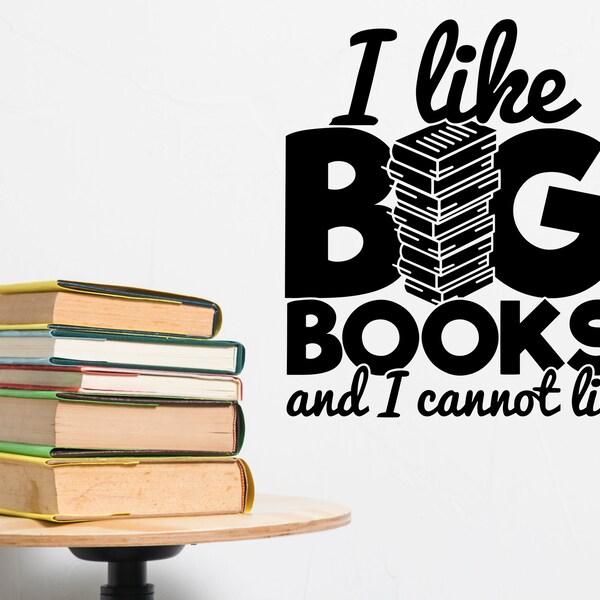 I Like Big Books - Etsy