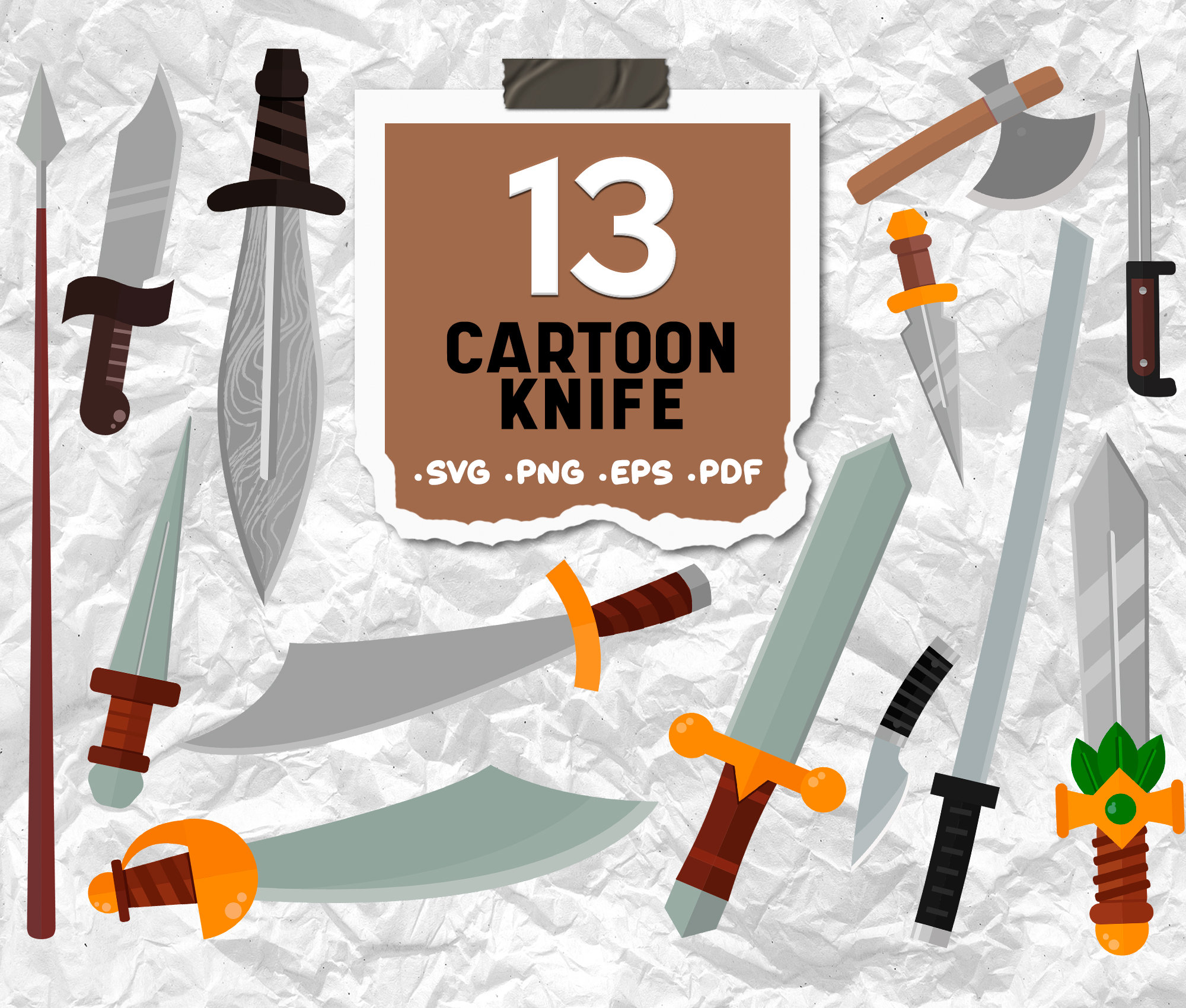 Knife SVG Bundle,knife Clipart,knife Vector,knife Png,chef Knife Svg ...