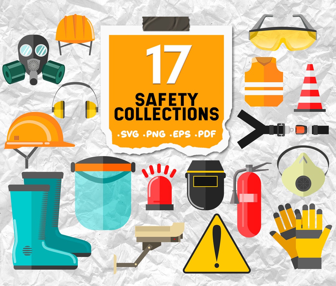 Safety Collection Svg,construction Safety,safety Helmet Svg ...
