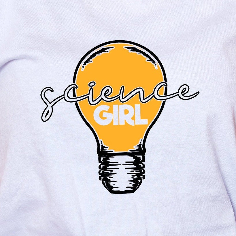 Science Girl Svg,science Girl SVG,SVG Cut File,scientist,science Girl ...