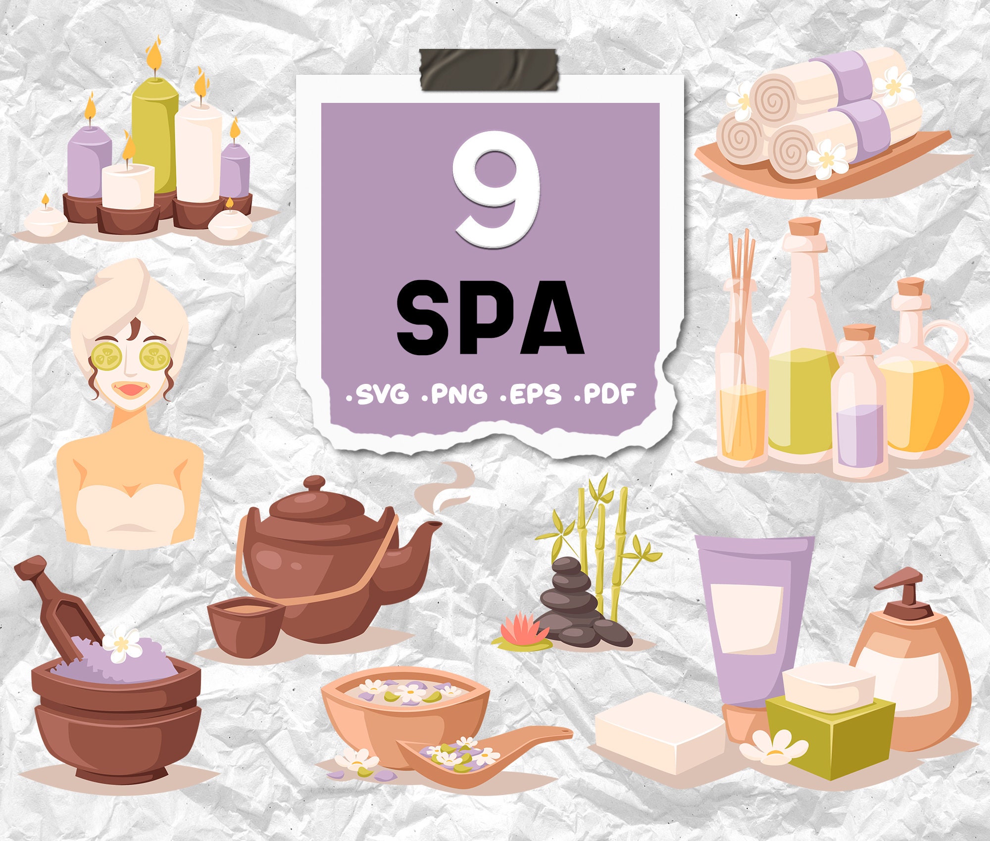 Spa Treatments Clipart