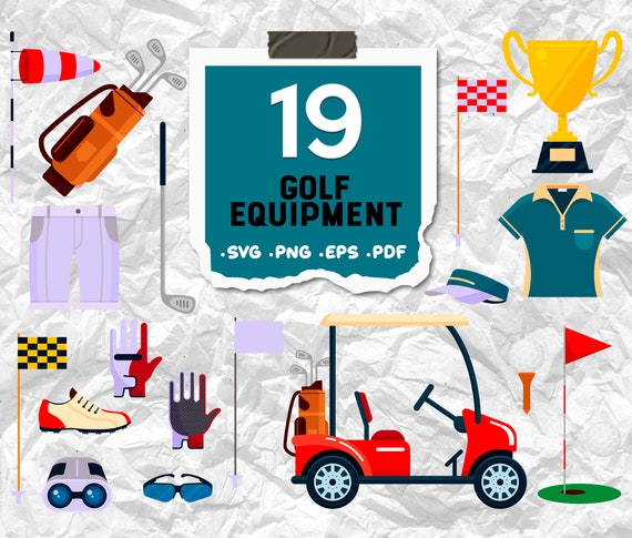 Golf Equipment Svggolf SVG Bundlegolf Clipartgolf | Etsy Canada