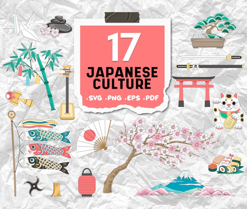 Japanese Culture Svg,japan Icons Svg, Japan Symbols Png, Japan ...