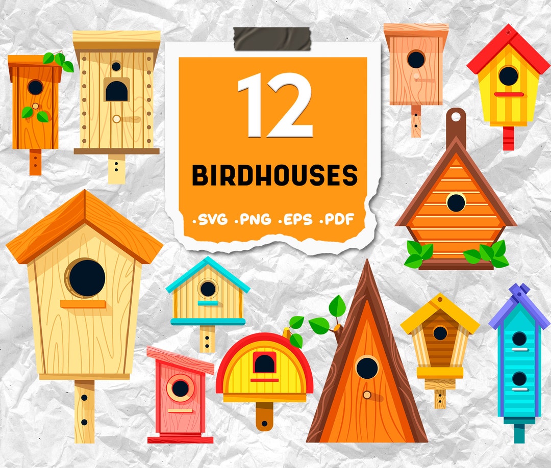 Birdhouse Svg,birdhouse SVG, Birdhouse PNG, Birdhouse Vector Clipart ...