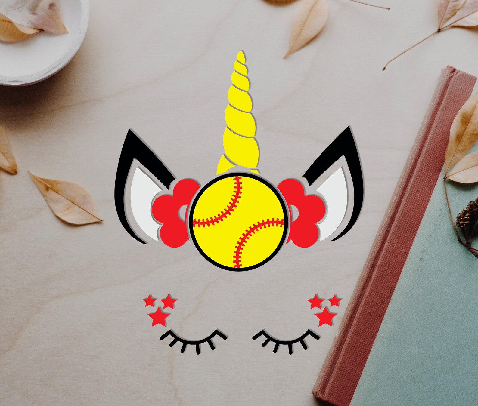 Baseball Unicorn SVG, Unicorn Face ,baseball Girl, Unicorn Face ...