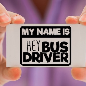 Bus Driver Svg - Etsy