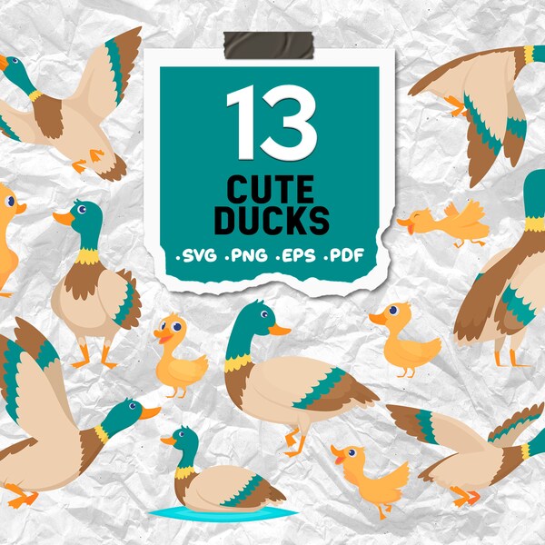 Duck Silhouette - Etsy