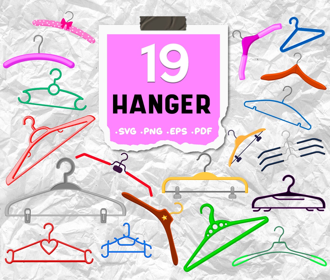 Hanger Svg,hangers SVG Bundle,hangers Png,clothes Hangers Svg,hangers ...