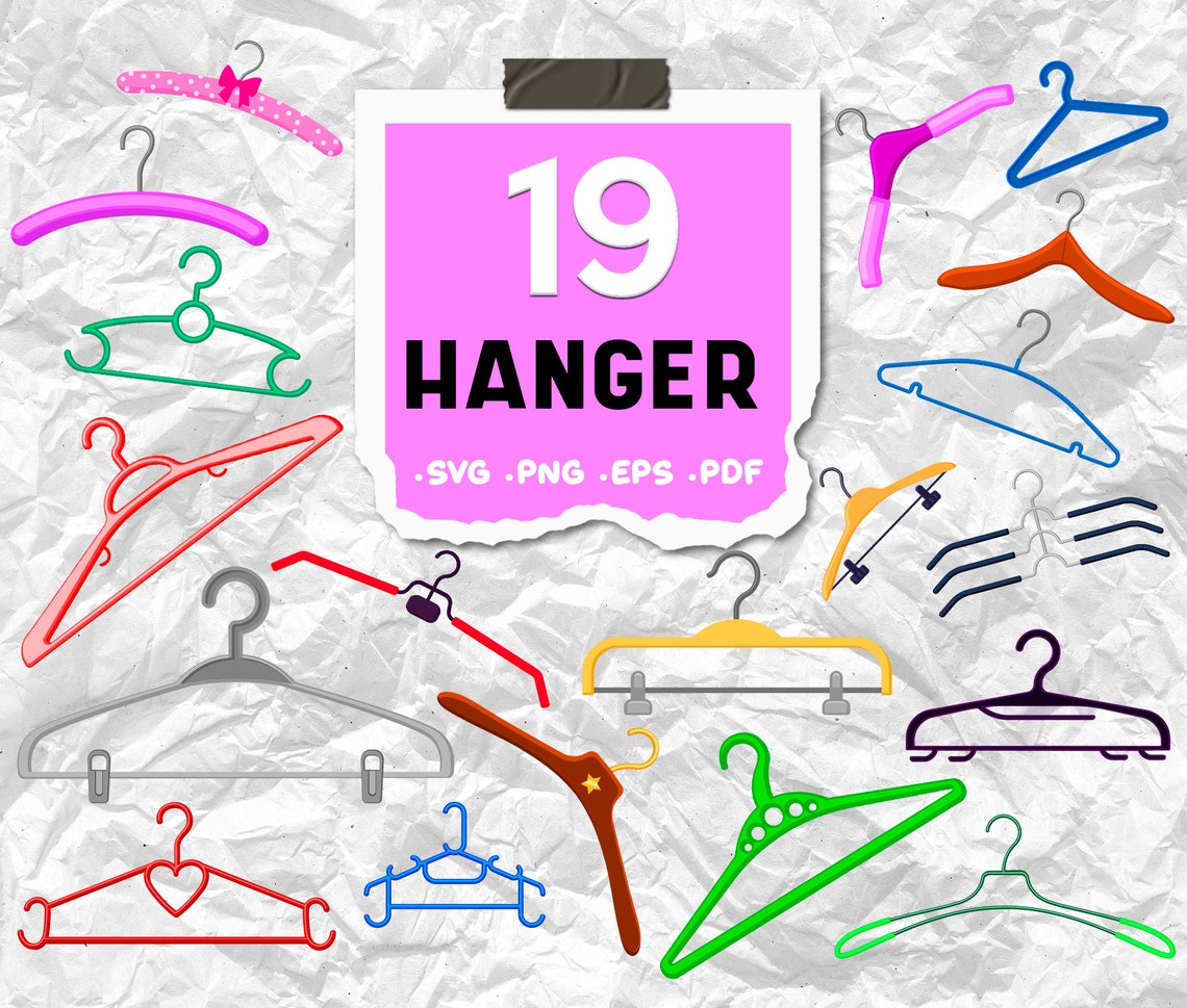 Hanger Svghangers SVG Bundlehangers Pngclothes Hangers - Etsy