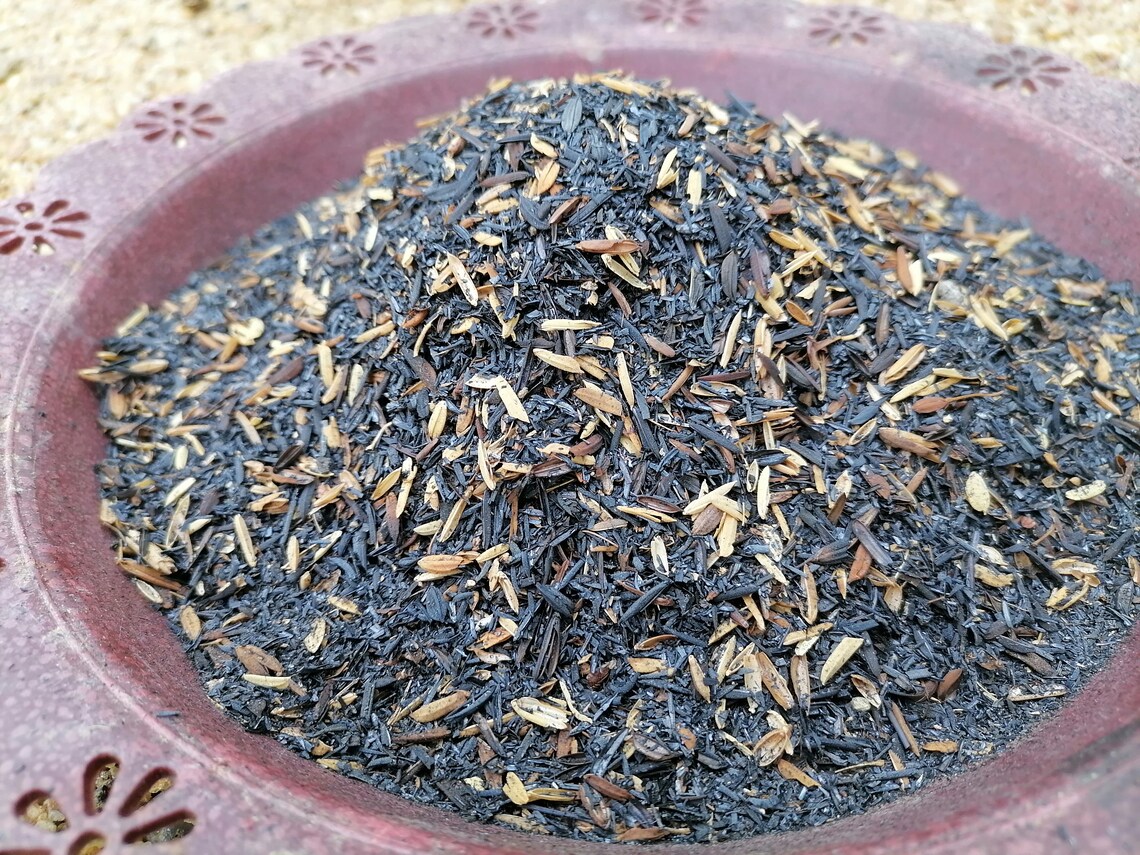 Rice Husk Charcoal Carbonized Rice Hull Carbonized Rice Husk | Etsy