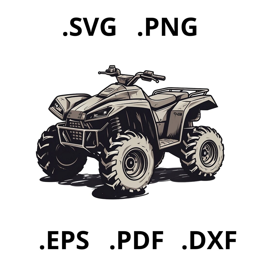 4-wheeler SVG: High-quality Design for Off-road Enthusiasts, ATV SVG ...