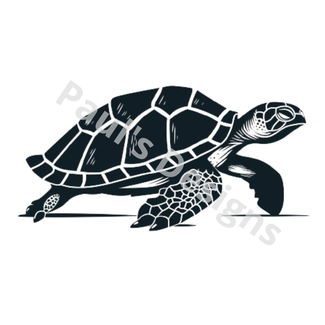 Turtley Awesome Sea Turtle SVG, Sea Turtle Family SVG Design, Swimming ...