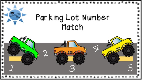 Parking Lot Number Match - Etsy