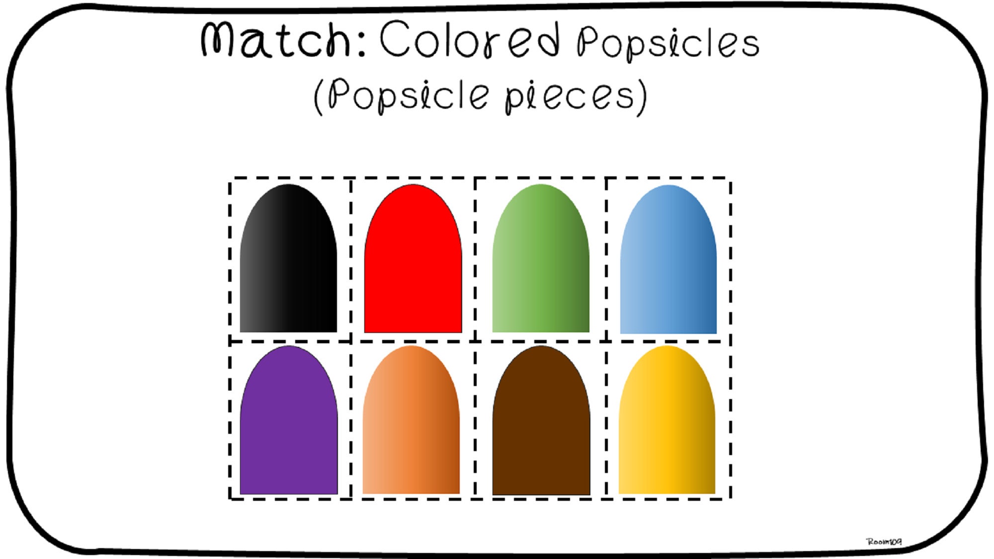 Popsicle Color Match - Etsy
