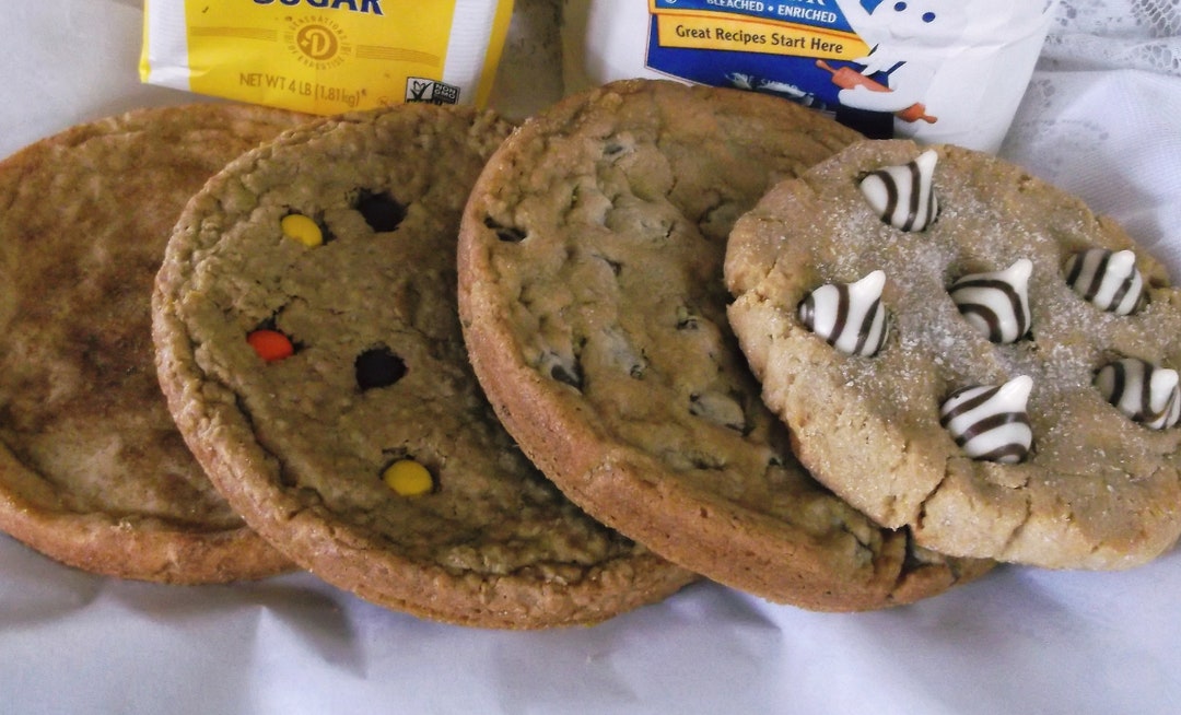 Box Big Giant Cookies - 16 7" Cookies - Options -variety - Gift Box ...