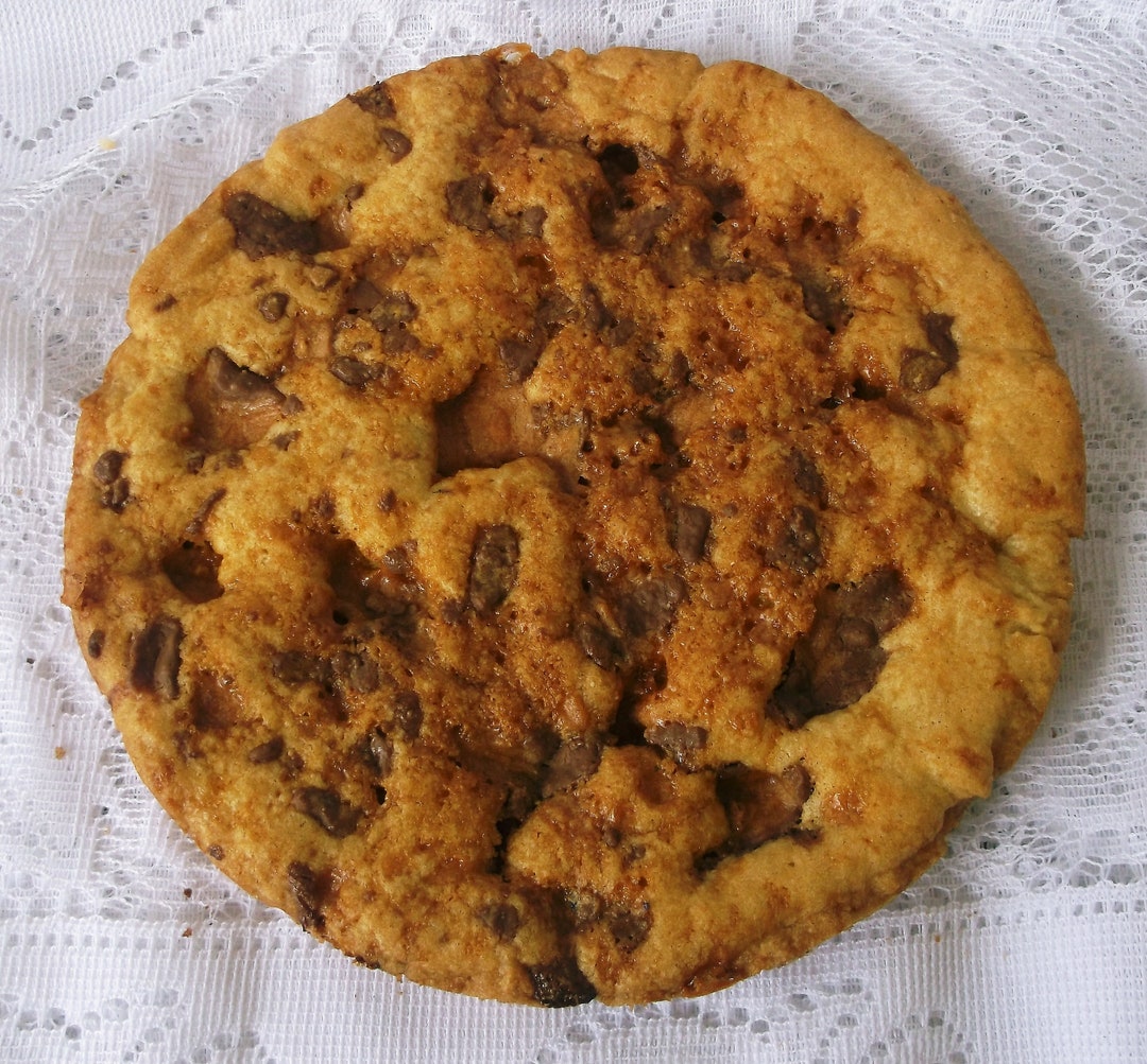 Big Butterfinger Cookies 4 Giant Cookies 7 Inch Cookies - Etsy