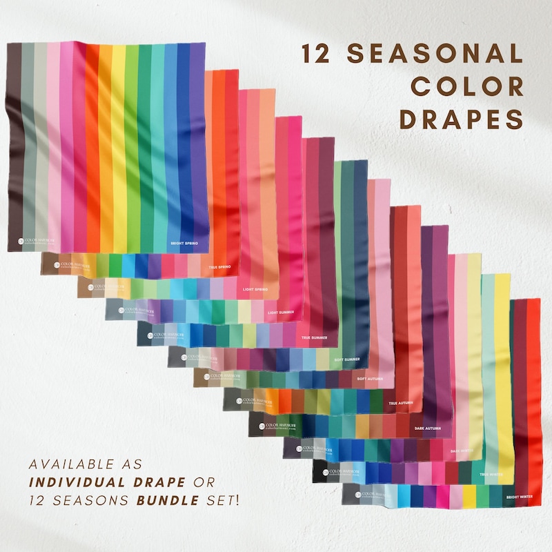 Color Analysis Drape Sets - Etsy