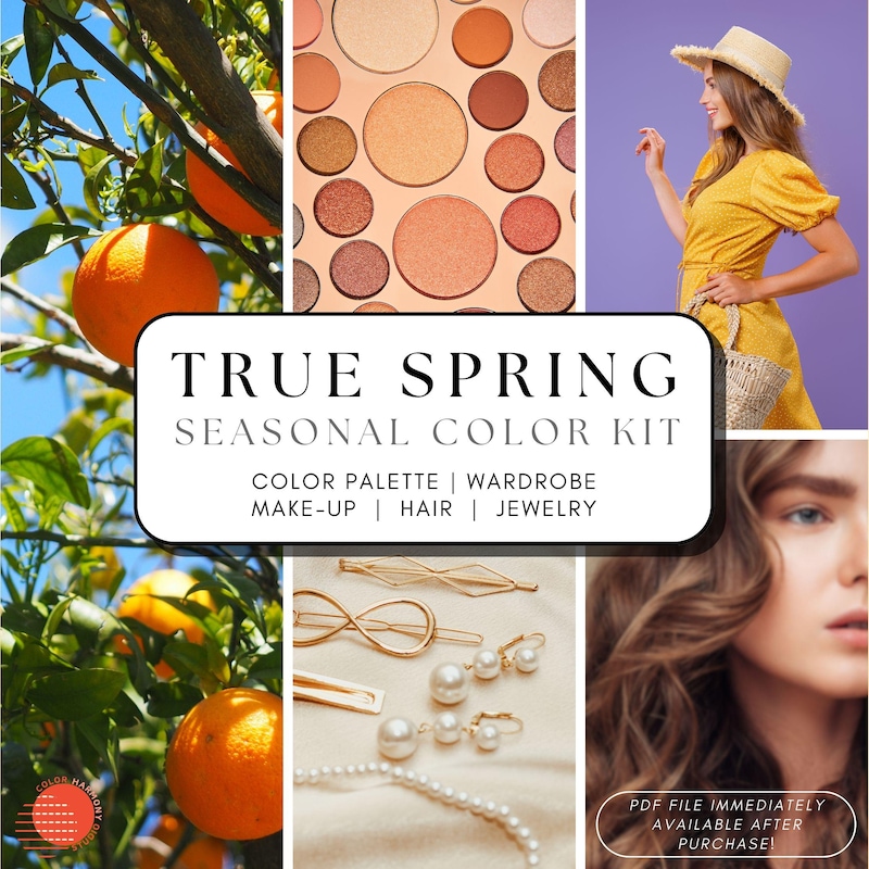 Warm Spring Palette - Etsy