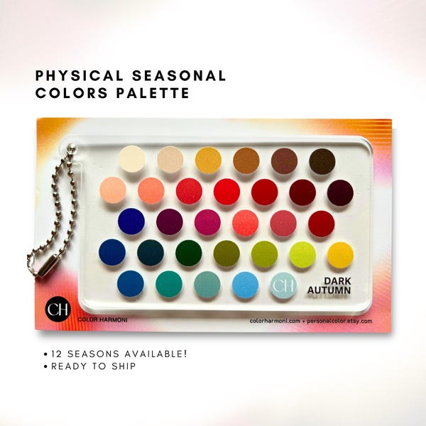 Color Season Card Spring - Etsy UK