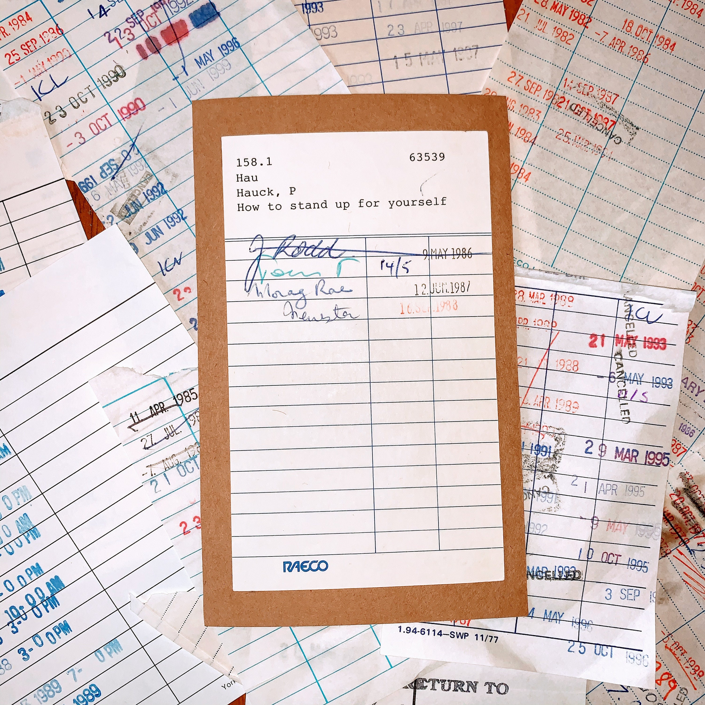 Vintage Library Check Out Card Bookmarks | Etsy