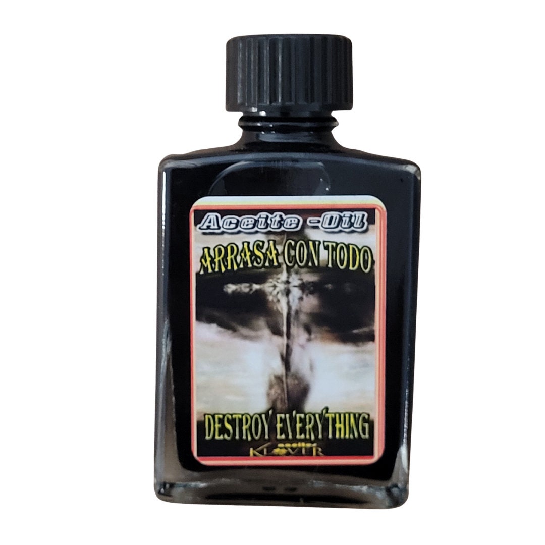 Aceite De Arrasa Con Todo Destroy Everything Oil 1 Fl. Oz. - Etsy