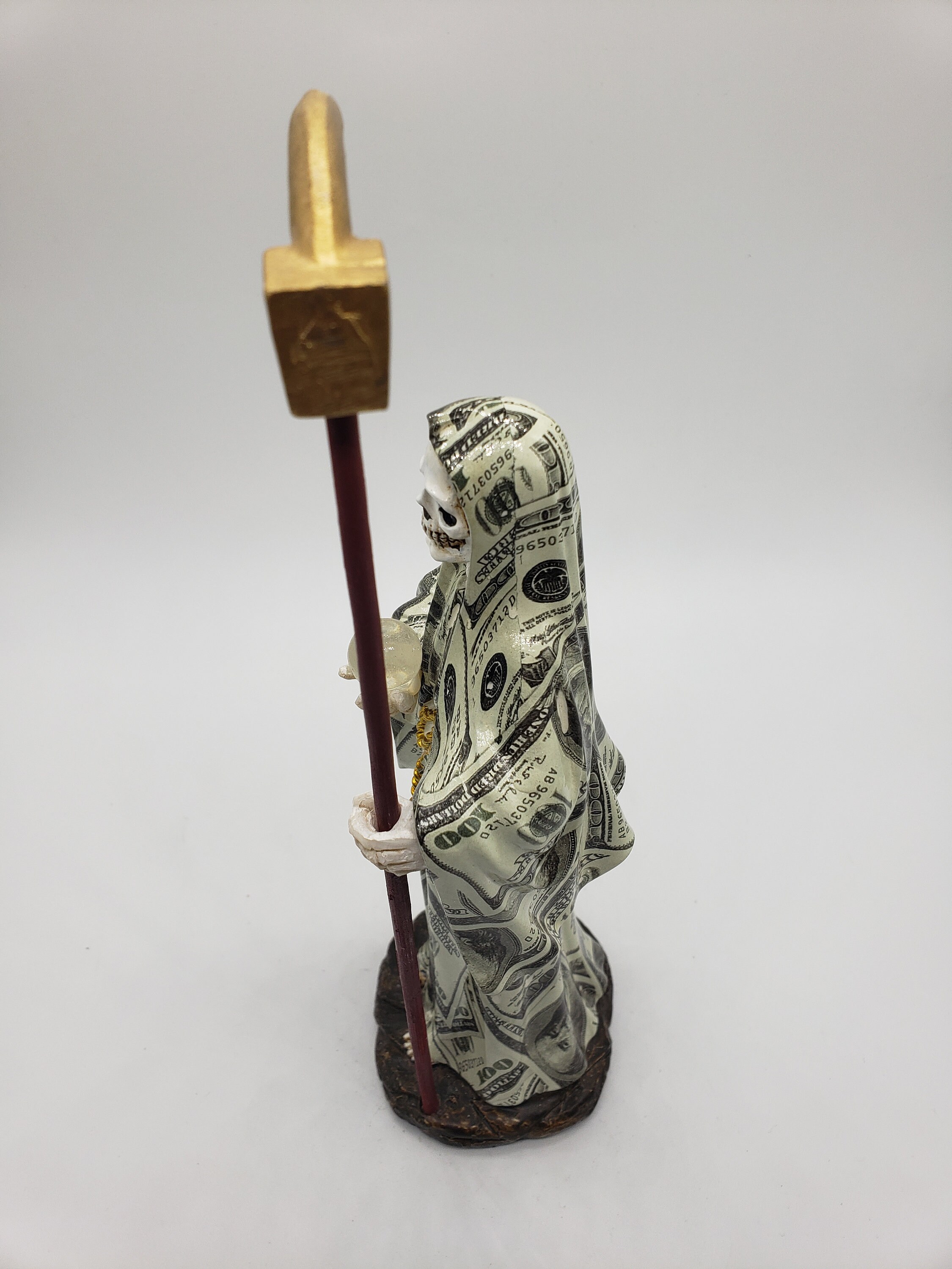Money Santa Muerte 9'Inch Statue | Etsy
