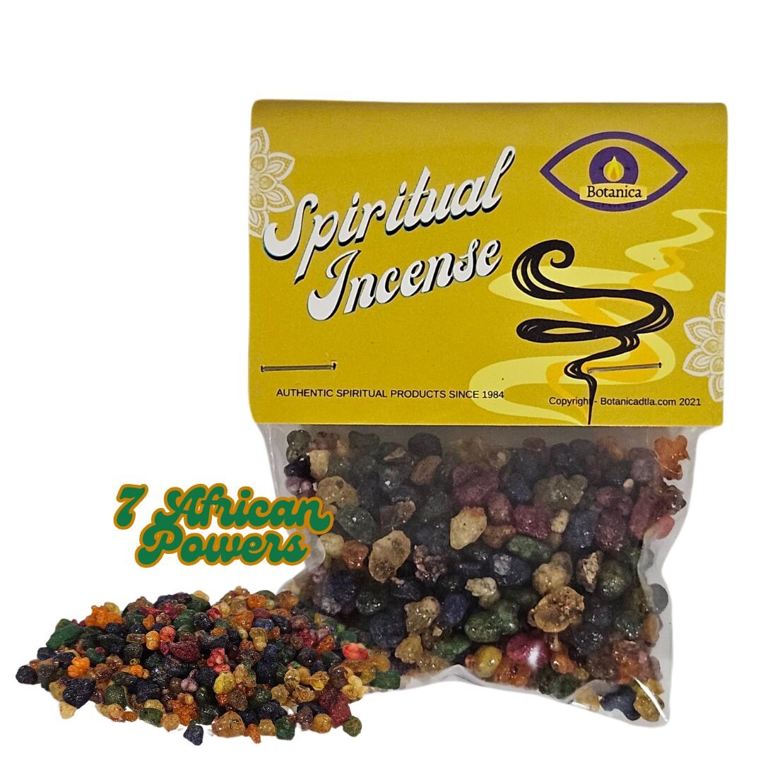 7 African Powers Resin Incense / Incienso De Siete Potencias - Etsy