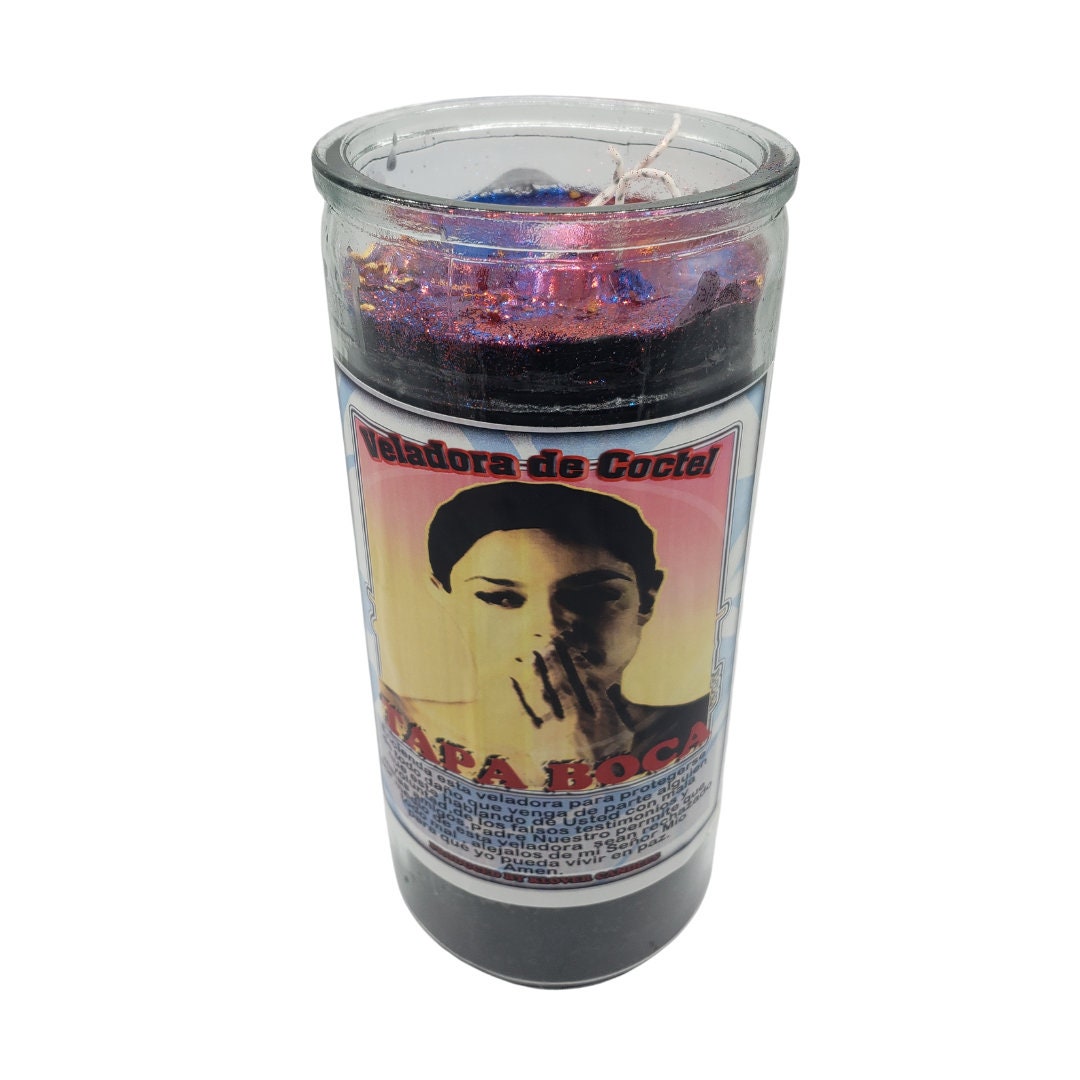 Jumbo Veladora Preparada De Tapa Boca / Jumbo Fixed 14 Day Candle Tapa ...