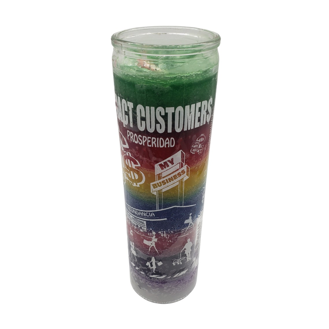 Llama Clientes Veladora De 7 Colores / Attract Customers 7 - Etsy