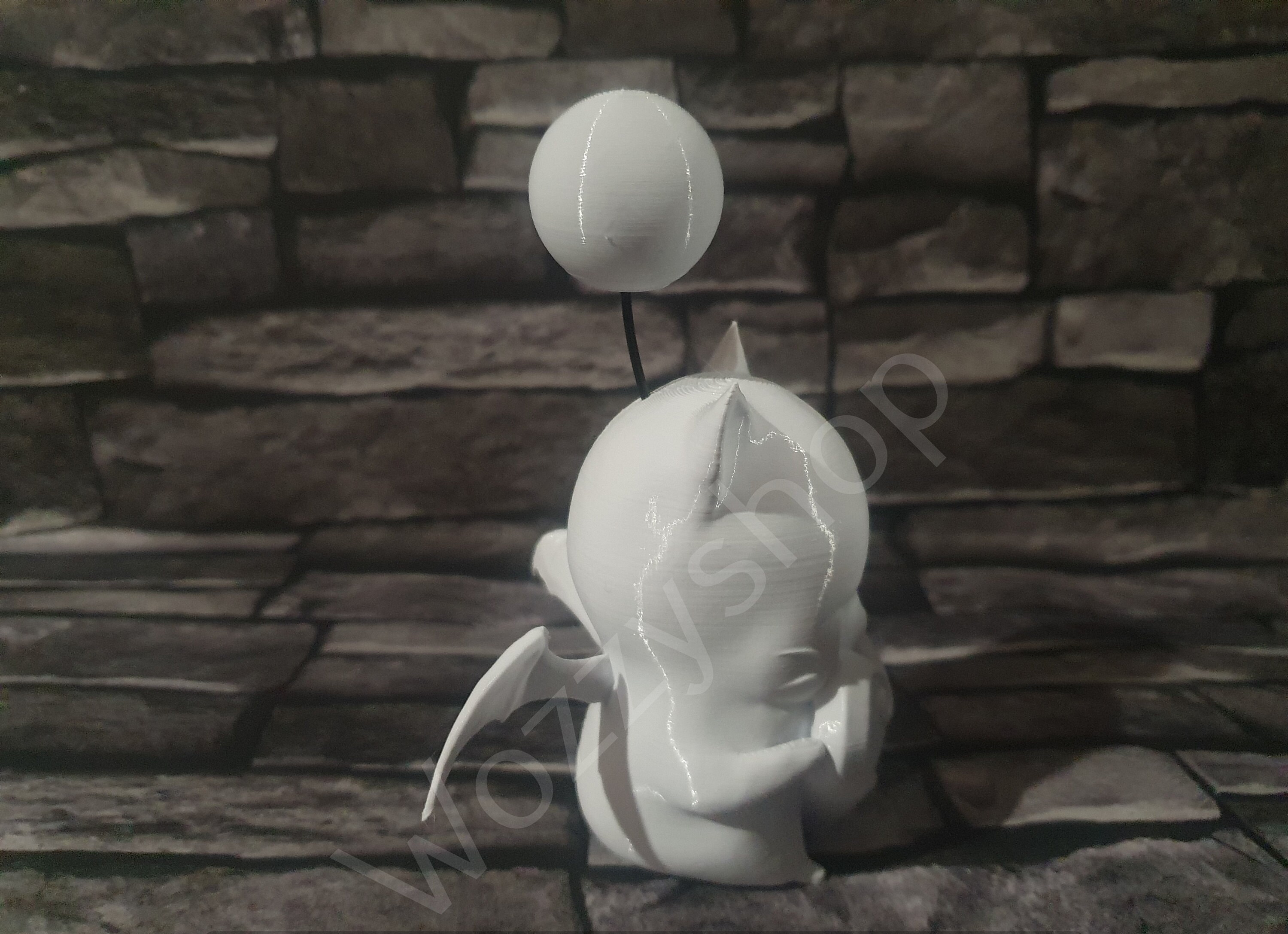 Valentine Moogle From Final Fantasy 3D Printed Model Figurine | Etsy