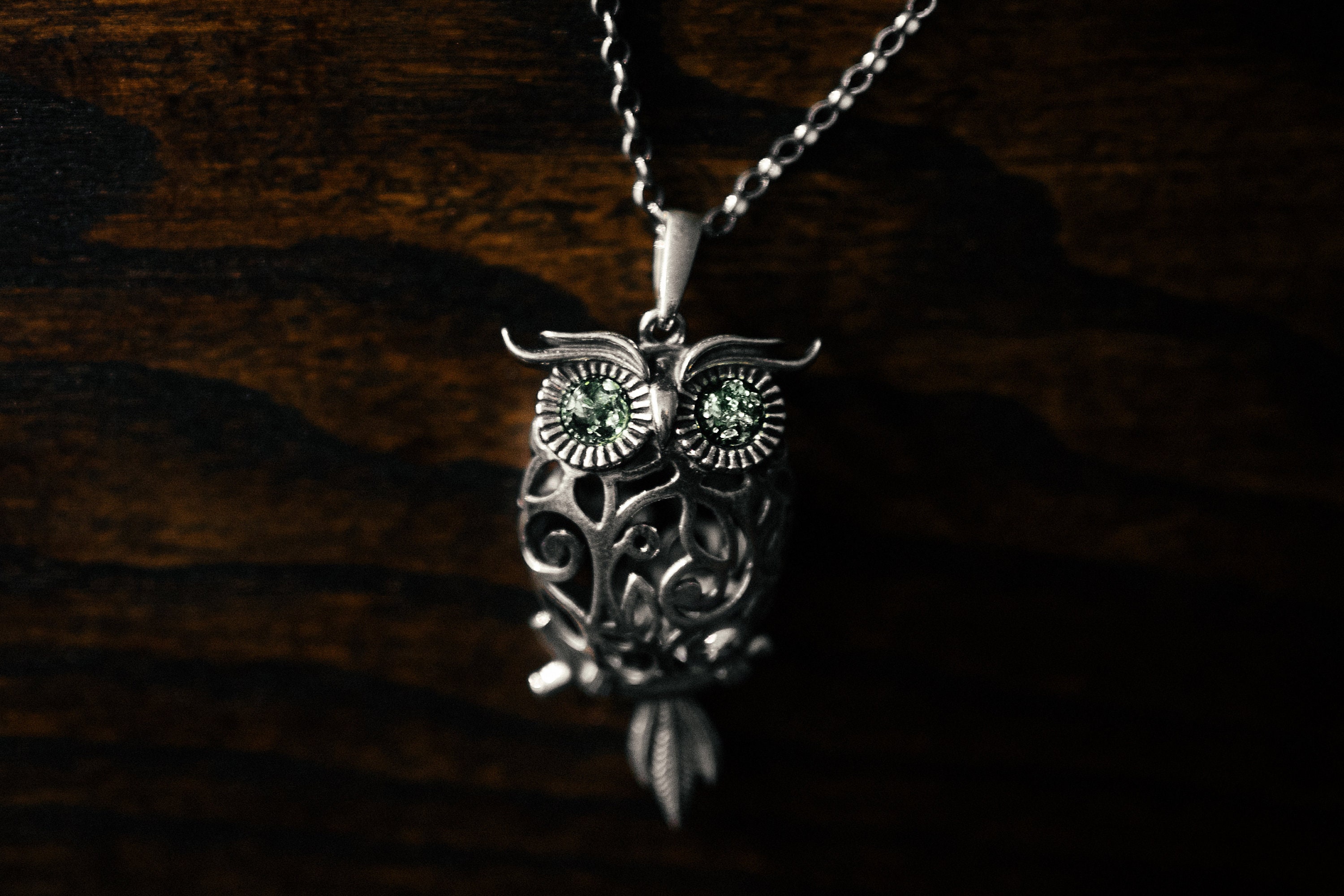 Unique Silver Owl Pendant. Oval Openwork Sterling Silver Owl - Etsy